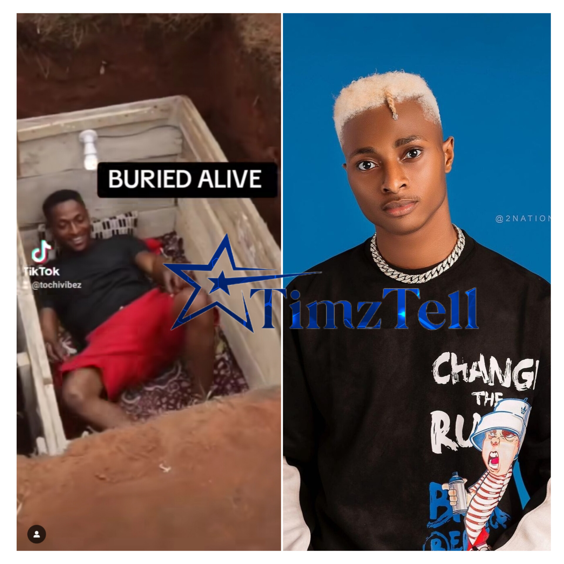 Meet The Nigerian Guy Buried Alive For the Sake Of Content Creating | TimzTell